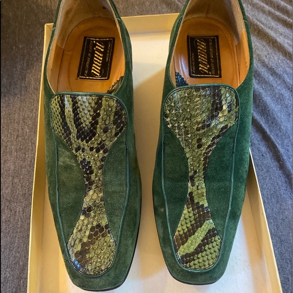 Mauri | Shoes | Vintage Amauri Calzature Italian Suede And Snakeskin ...